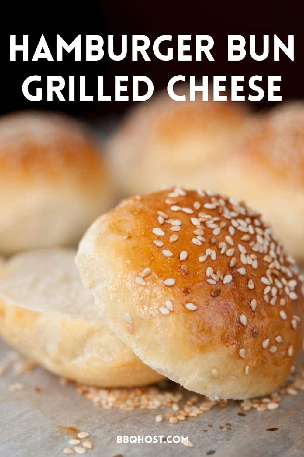 Hamburger Bun Grilled Cheese: Using Up The Extra Buns