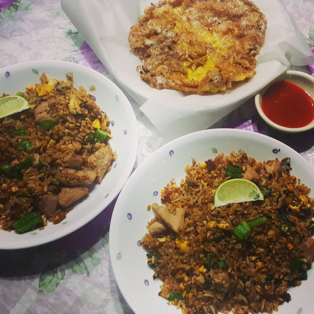 Thai-Inspired Chicken Fried Rice (aka, Khao Pad Gai)