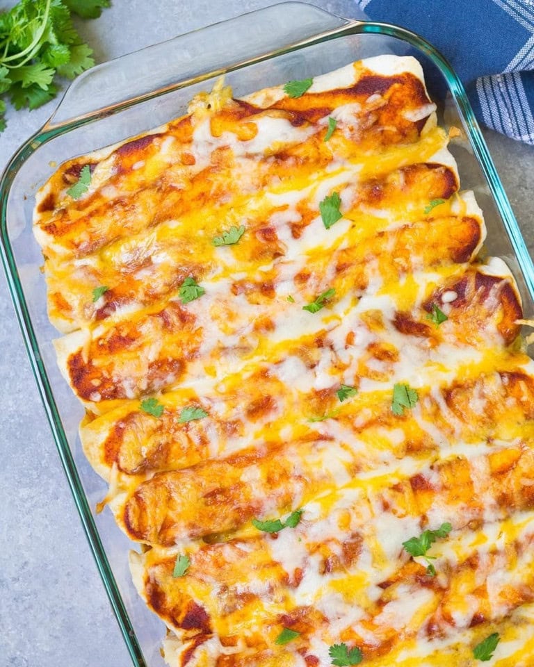 Fully-Loaded Chicken Enchiladas
