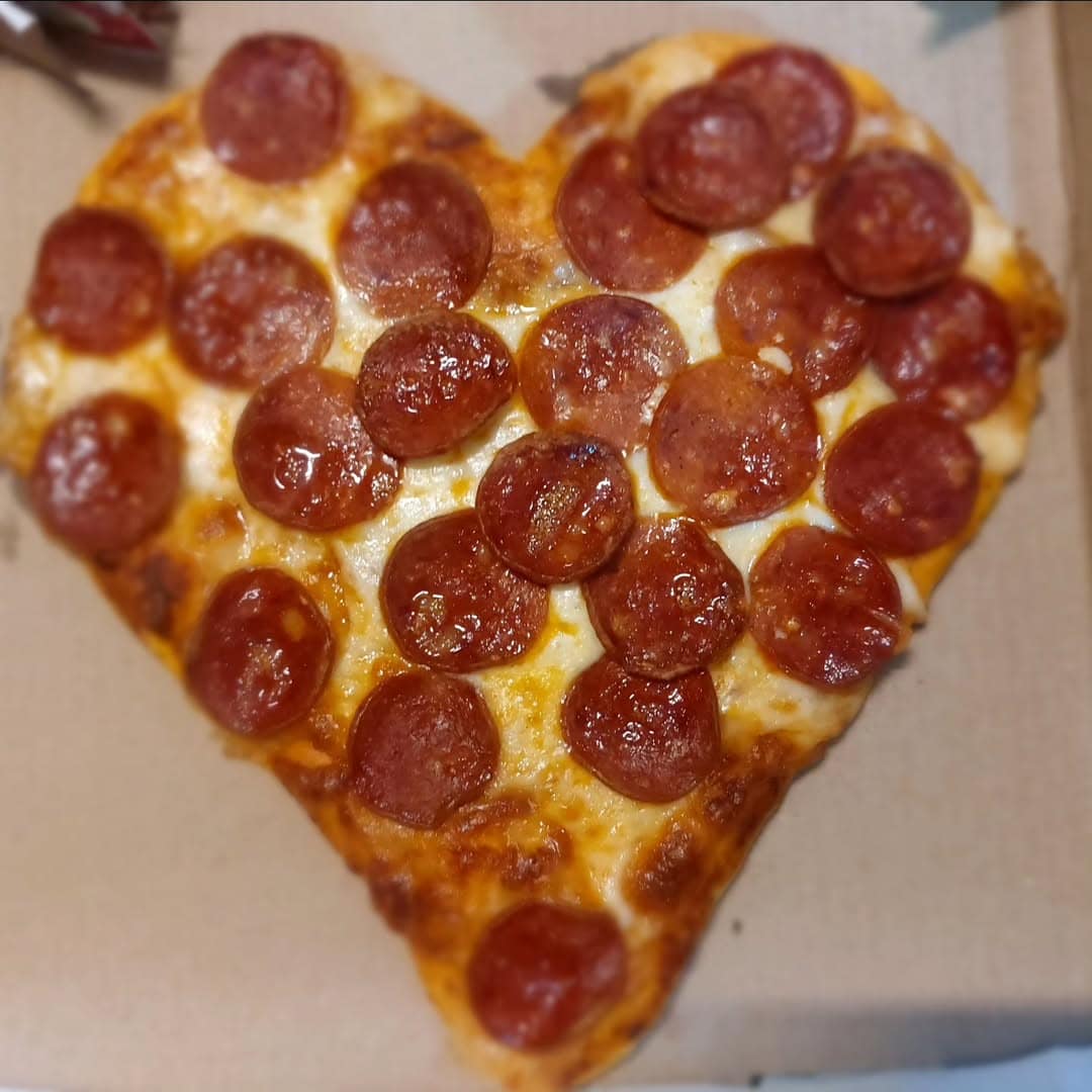Just In Time For Valentine’s: Heart-Shaped Pepperoni Pizza