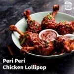 Peri Peri Chicken Lollipops With Homemade Marinade