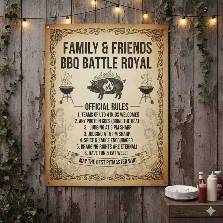 DIY BBQ Competition Ideas For Friends