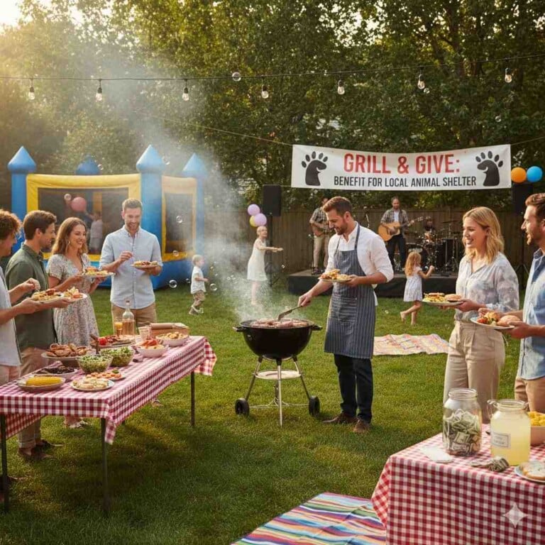 Backyard BBQ Fundraiser Or Block Party: Planning Guide